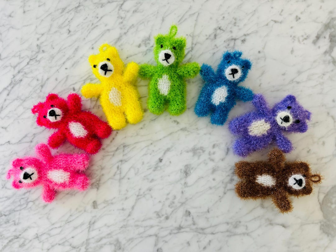 Cute Teddy Bears Korean Scrubby Dish Sponge - Etsy