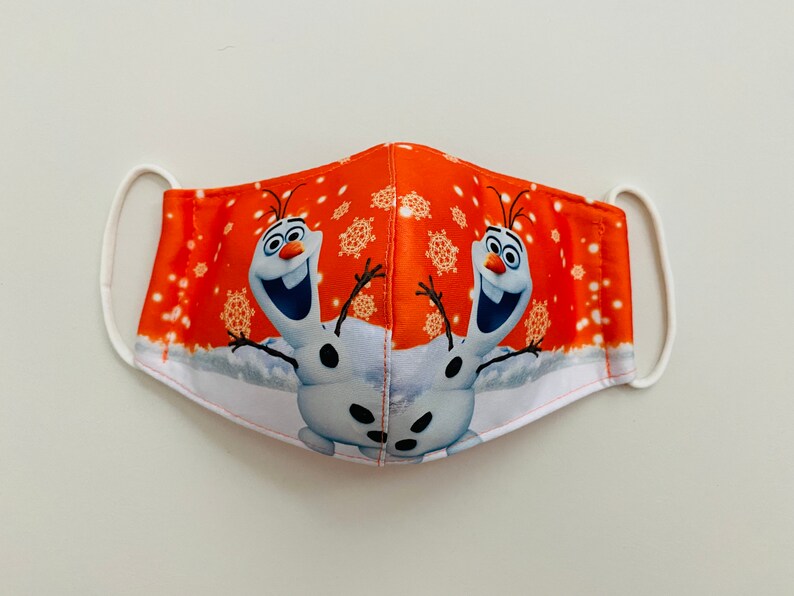 Kids Size Disney-inspired Olaf Face Mask - Etsy