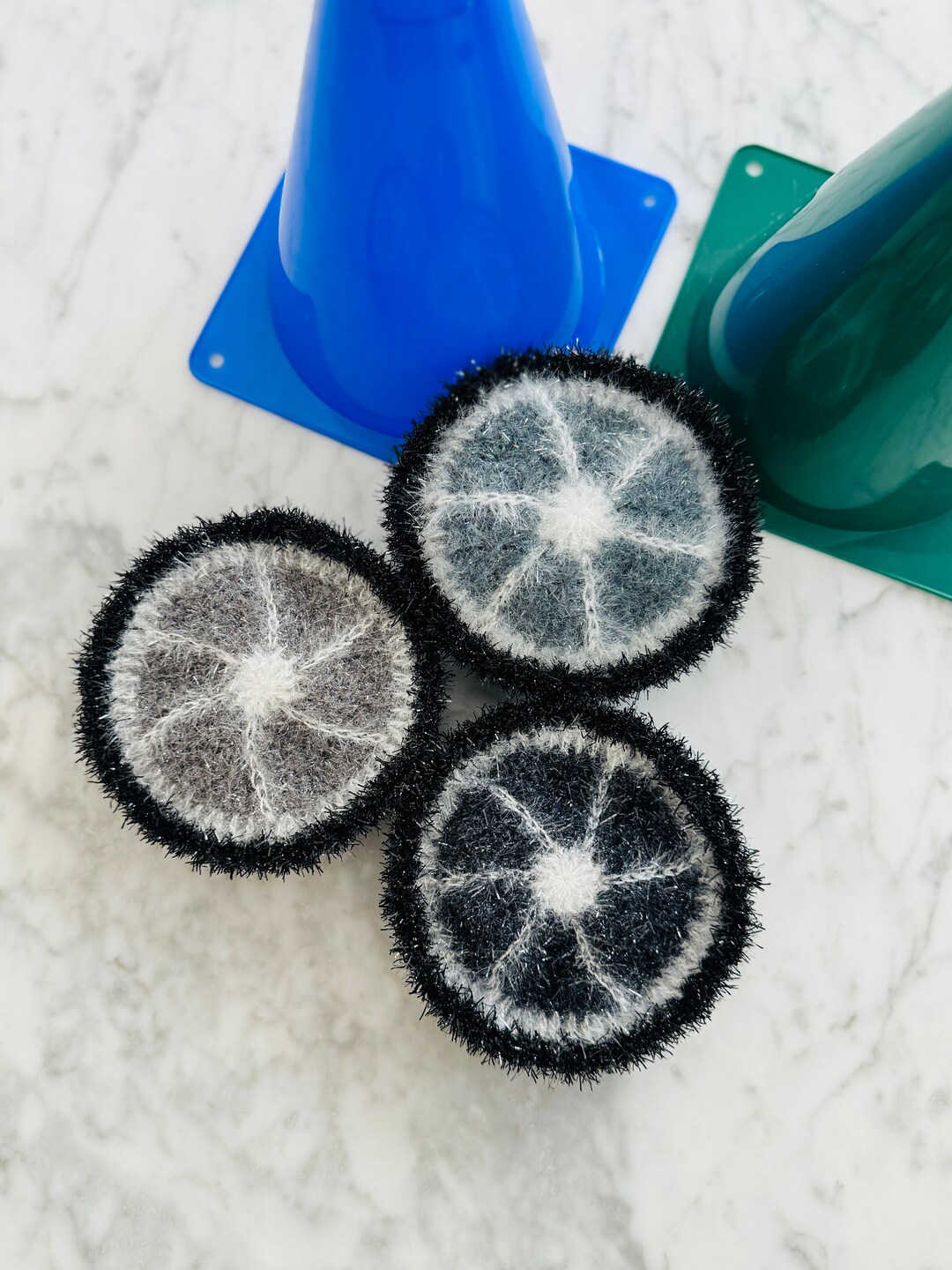 Cool Wheel Tire With Rim Korean Scrubby Dish Sponge - Etsy