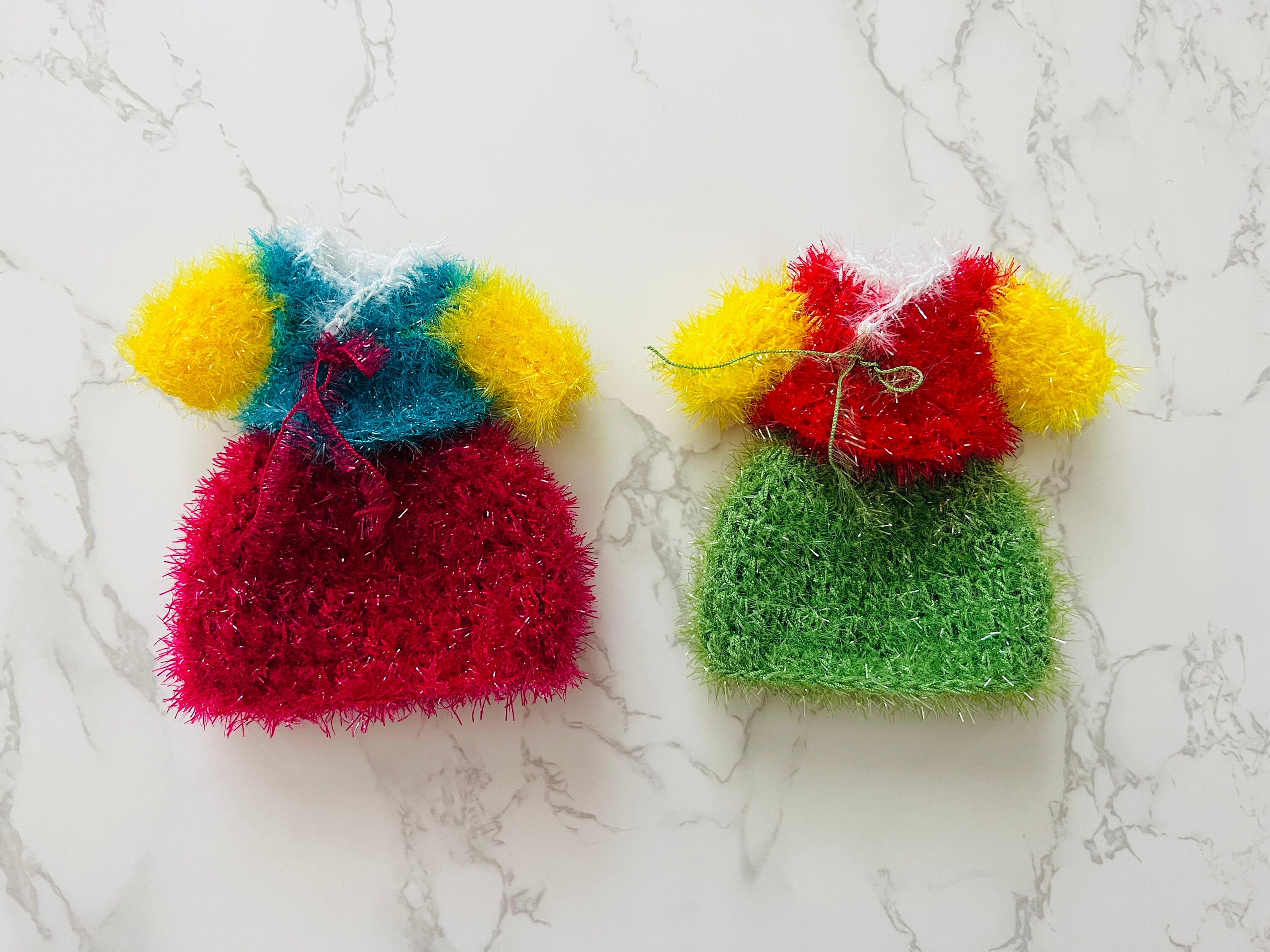 Korean Hanbok Traditional Dress Scrubby Yarn Dish Scrub - Etsy