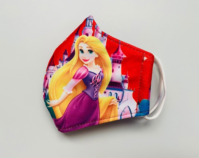 Kids Size Tangled Princess Face Mask - Etsy