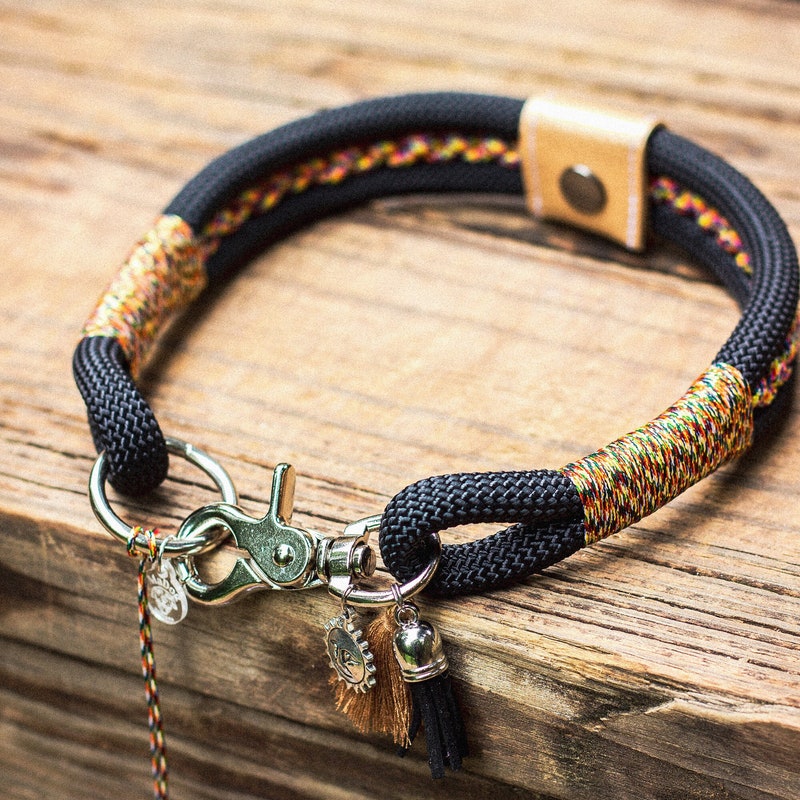 Rope Dog Collar - Etsy