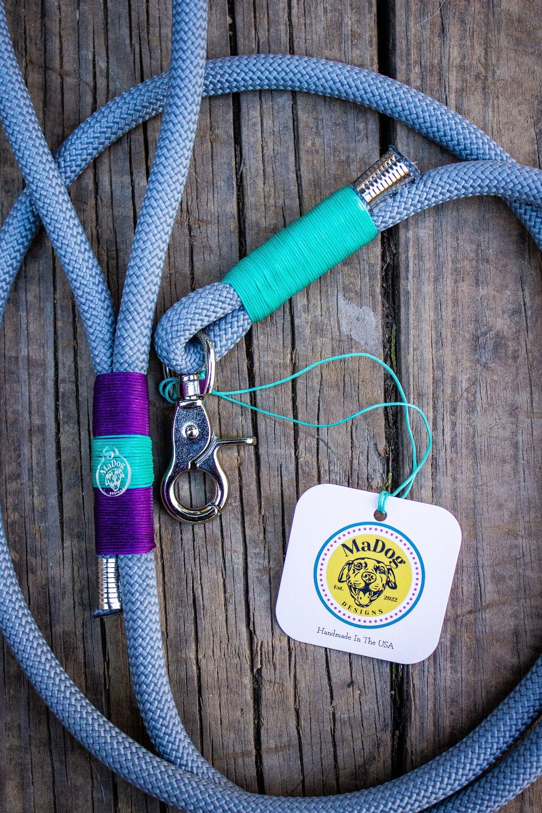 Dog 5ft Purple Rope Leash | Handmade Rope Dog Lead | Purple Rope Lead ...