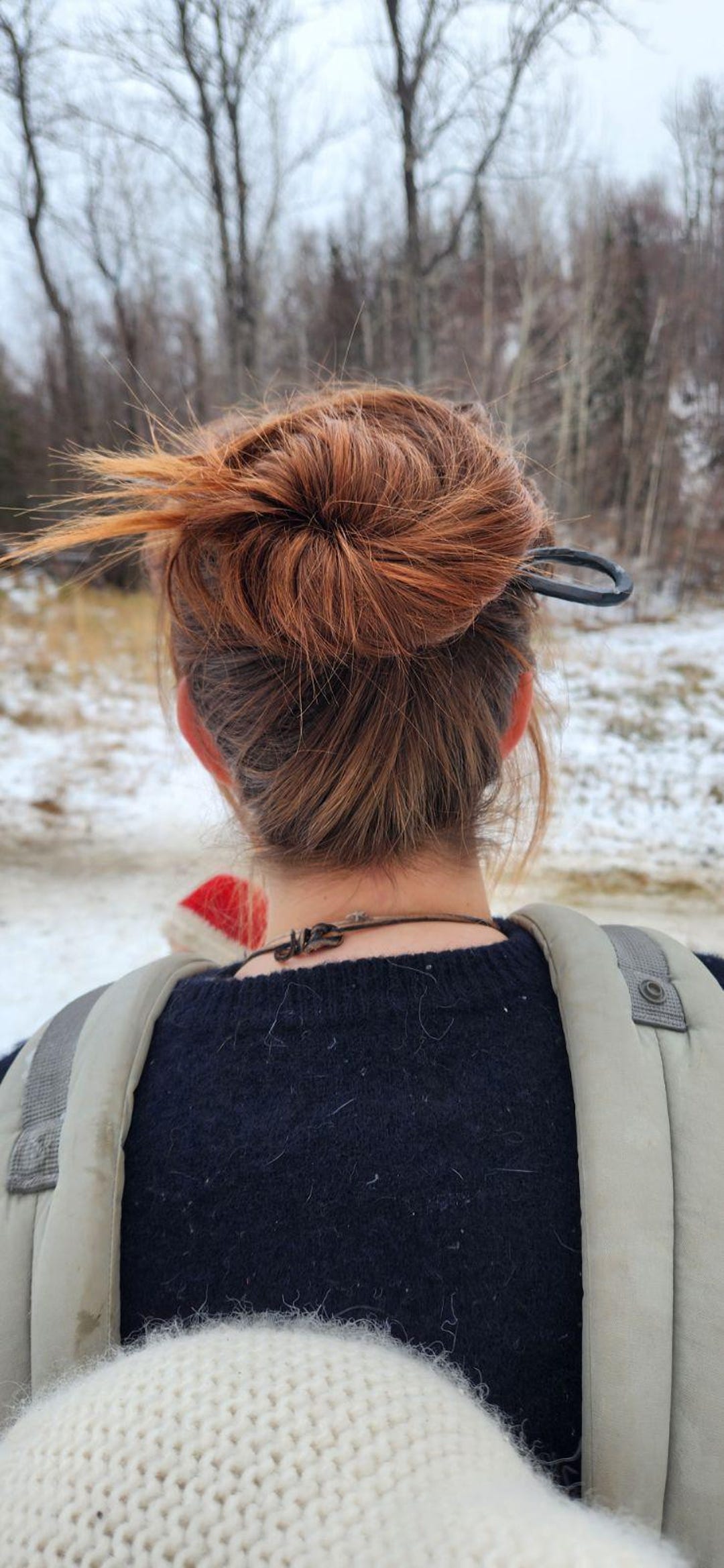 Hand Forged Hair Pin Etsy