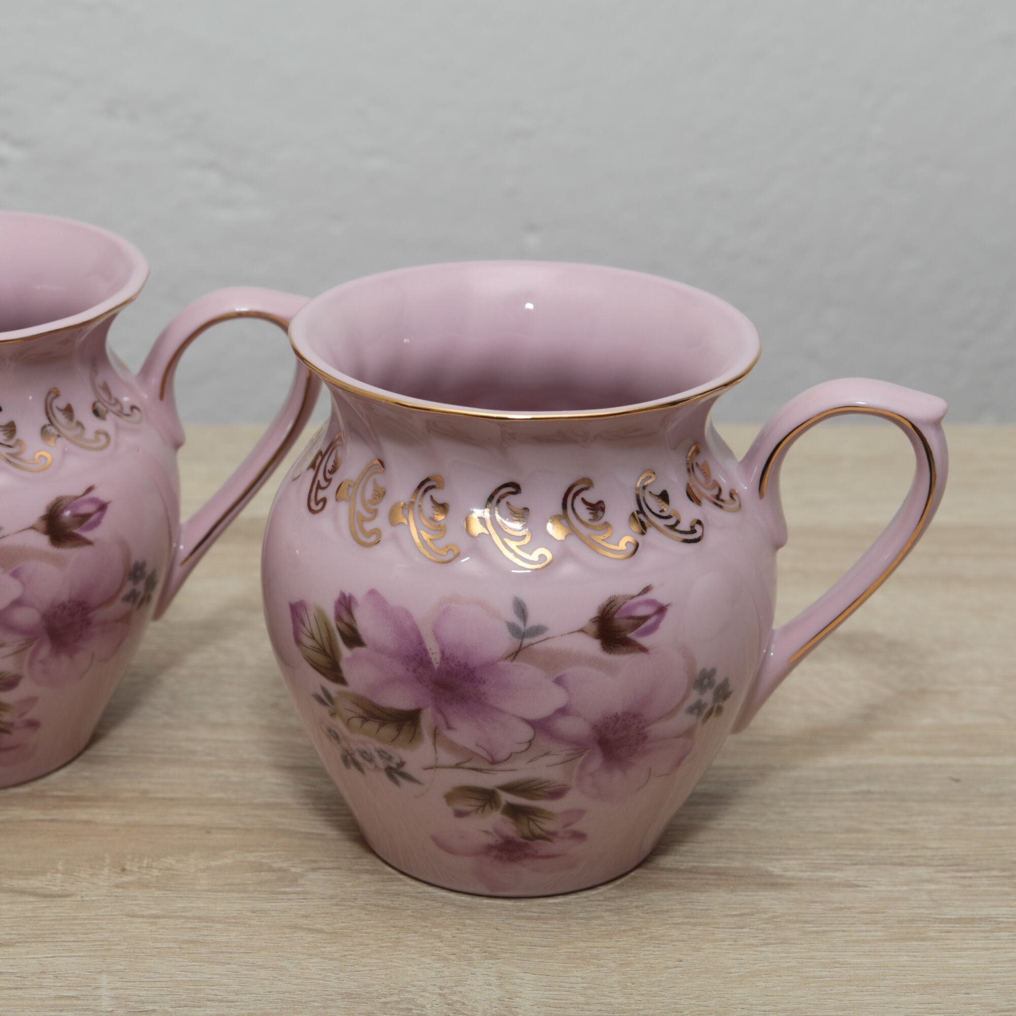 Bohemia Pink Porcelain Coffee Cup Czechoslovakia Pink China - Etsy
