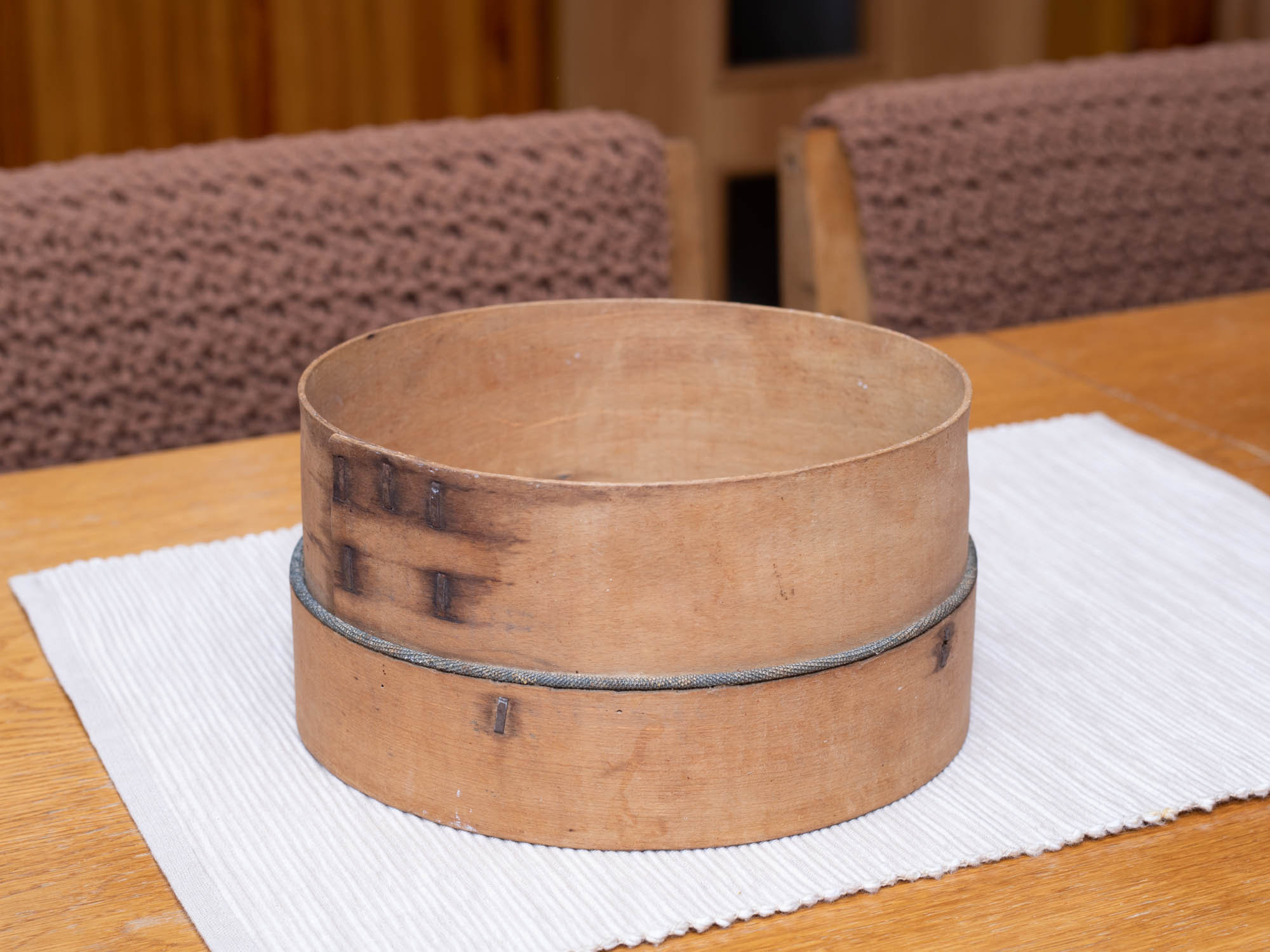 Vintage Round Bentwood Sieve, Primitive Round Flour Sifter, Rustic ...