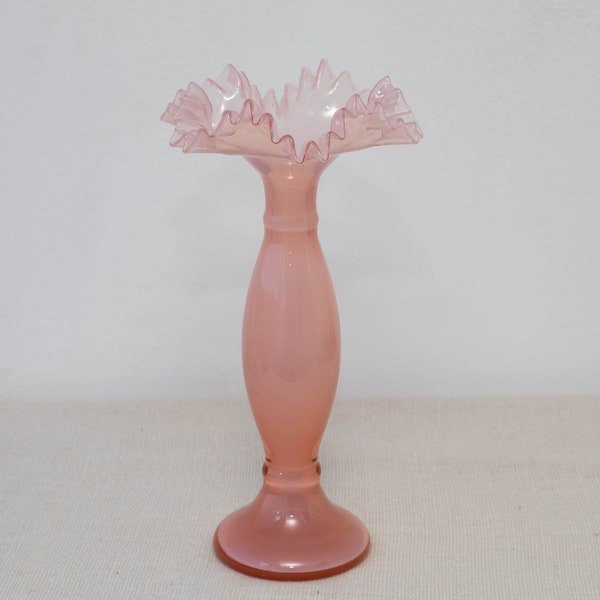 Pink Glass Vase - Etsy