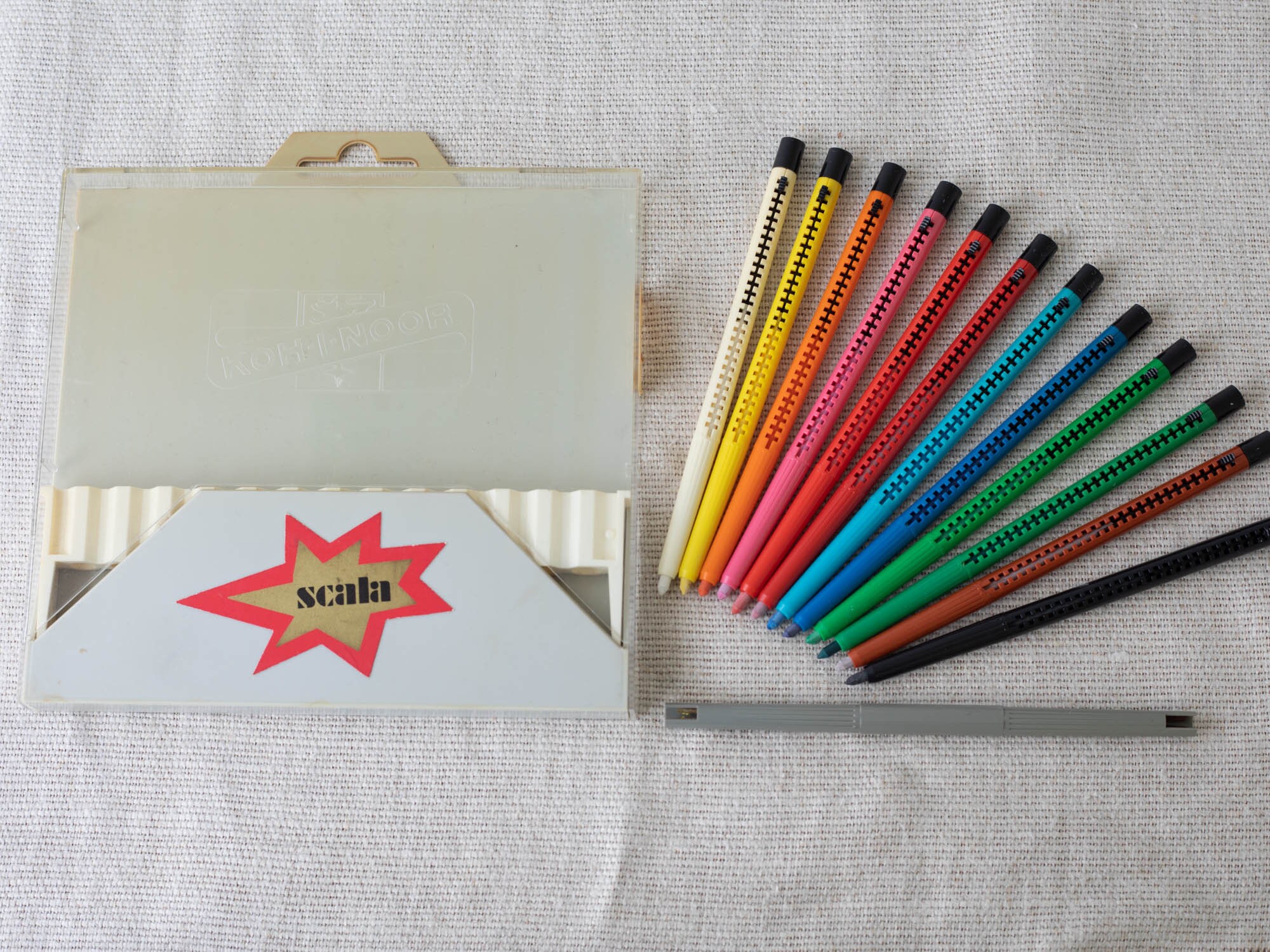 Vintage Set of 12 Mechanical Color Pencils, Koh-i-noor Hardtmuth ...