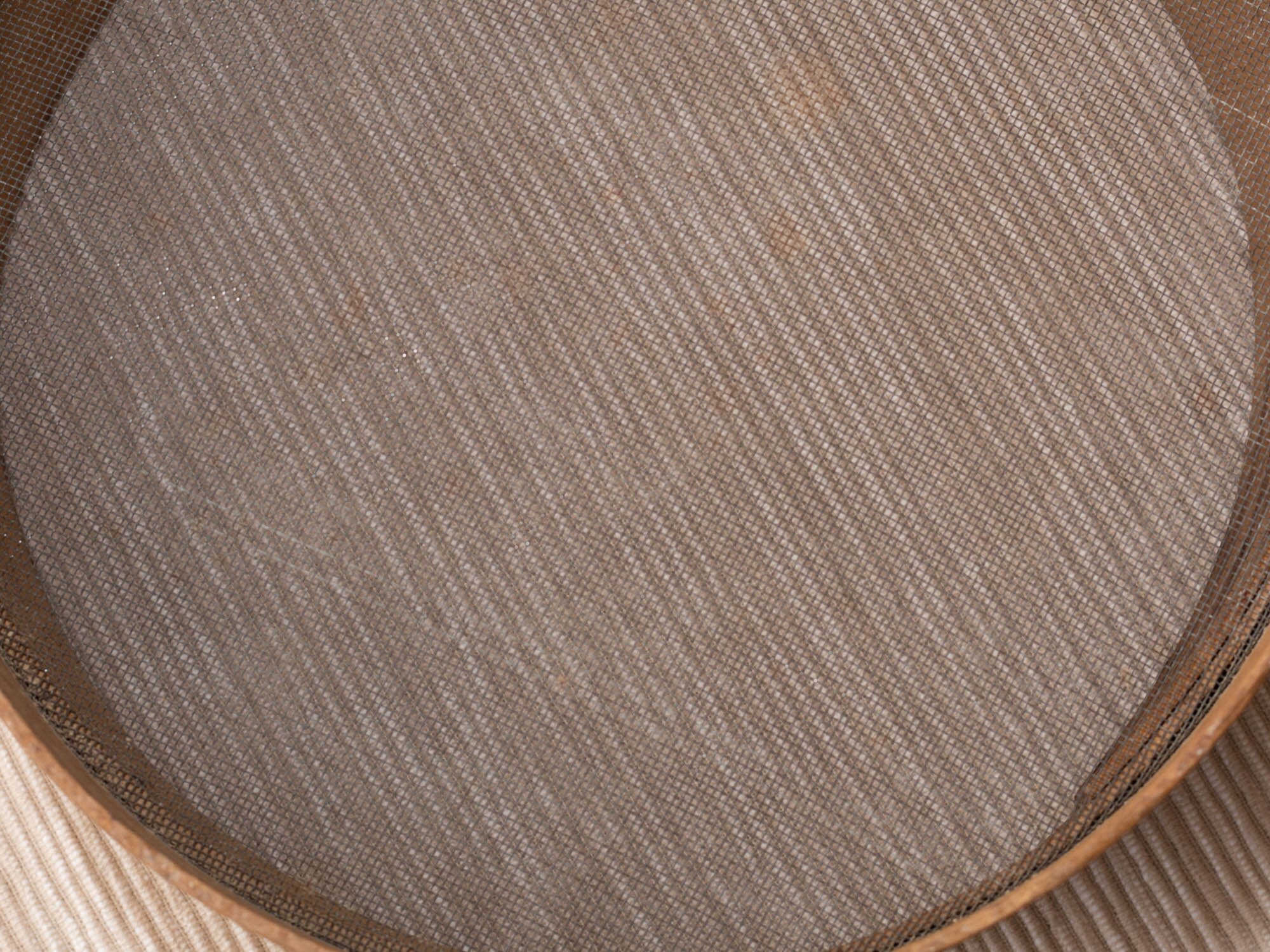 Vintage Round Bentwood Sieve, Primitive Round Flour Sifter, Rustic ...