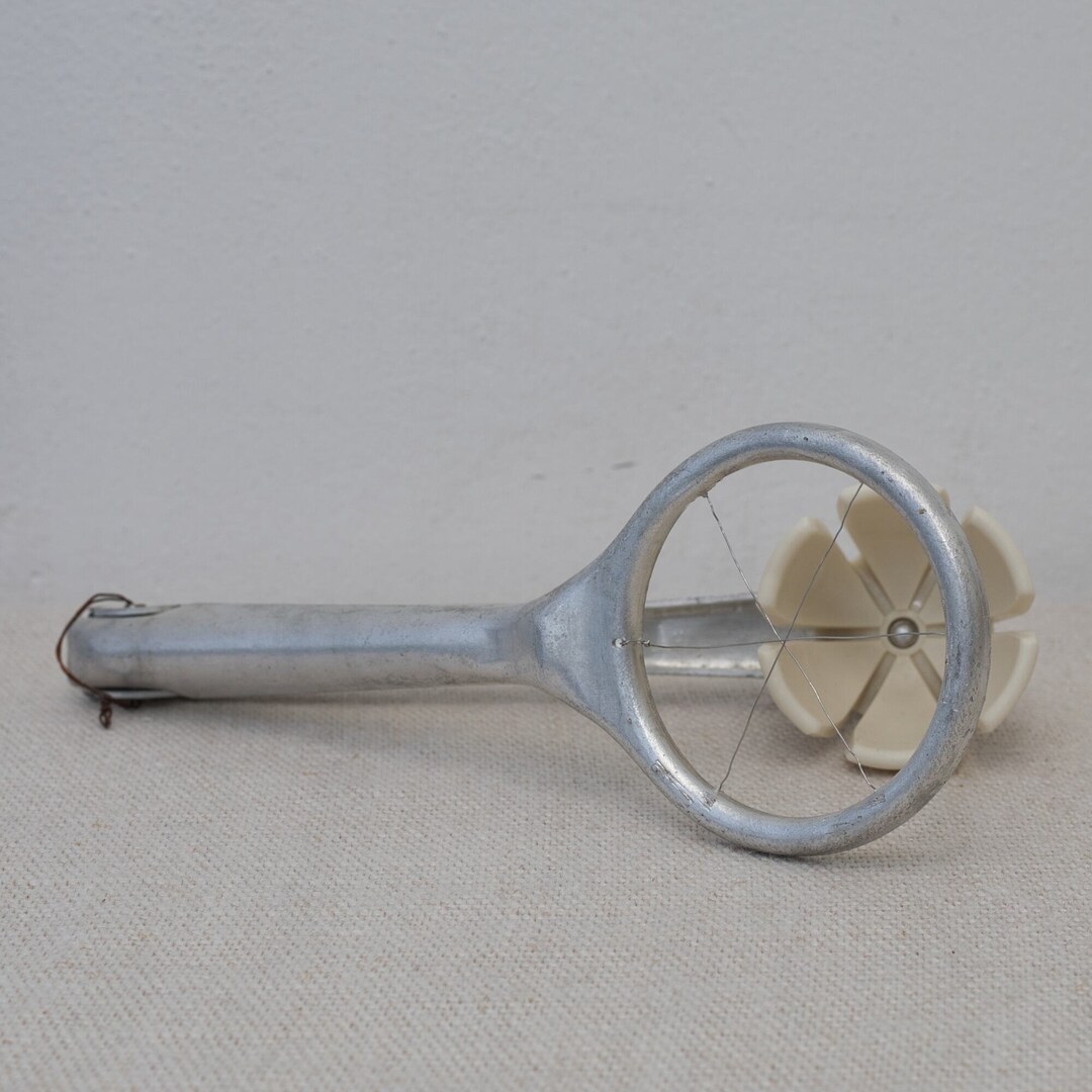 Vintage Egg Slicer, Aluminium Egg Cutter, Soviet Kitchenware, Rustic ...