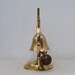 Vintage Brass Bell Table Gong, Ship Wheel Brass Gong, Prayer Gong, Gong ...