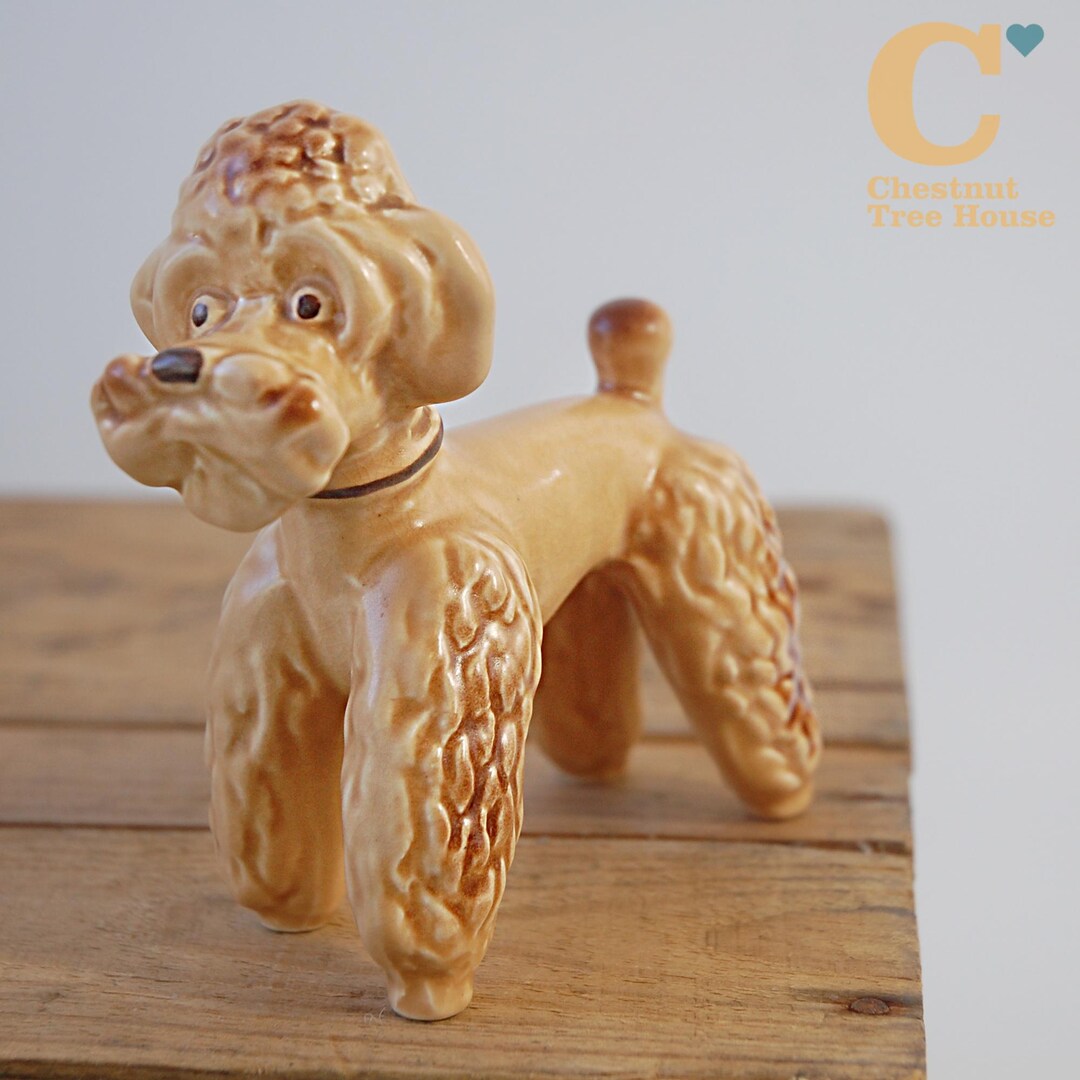 Vintage Sylvac Poodle Figurine, Sylvac Dog Poodle Figurine in Beige - Etsy