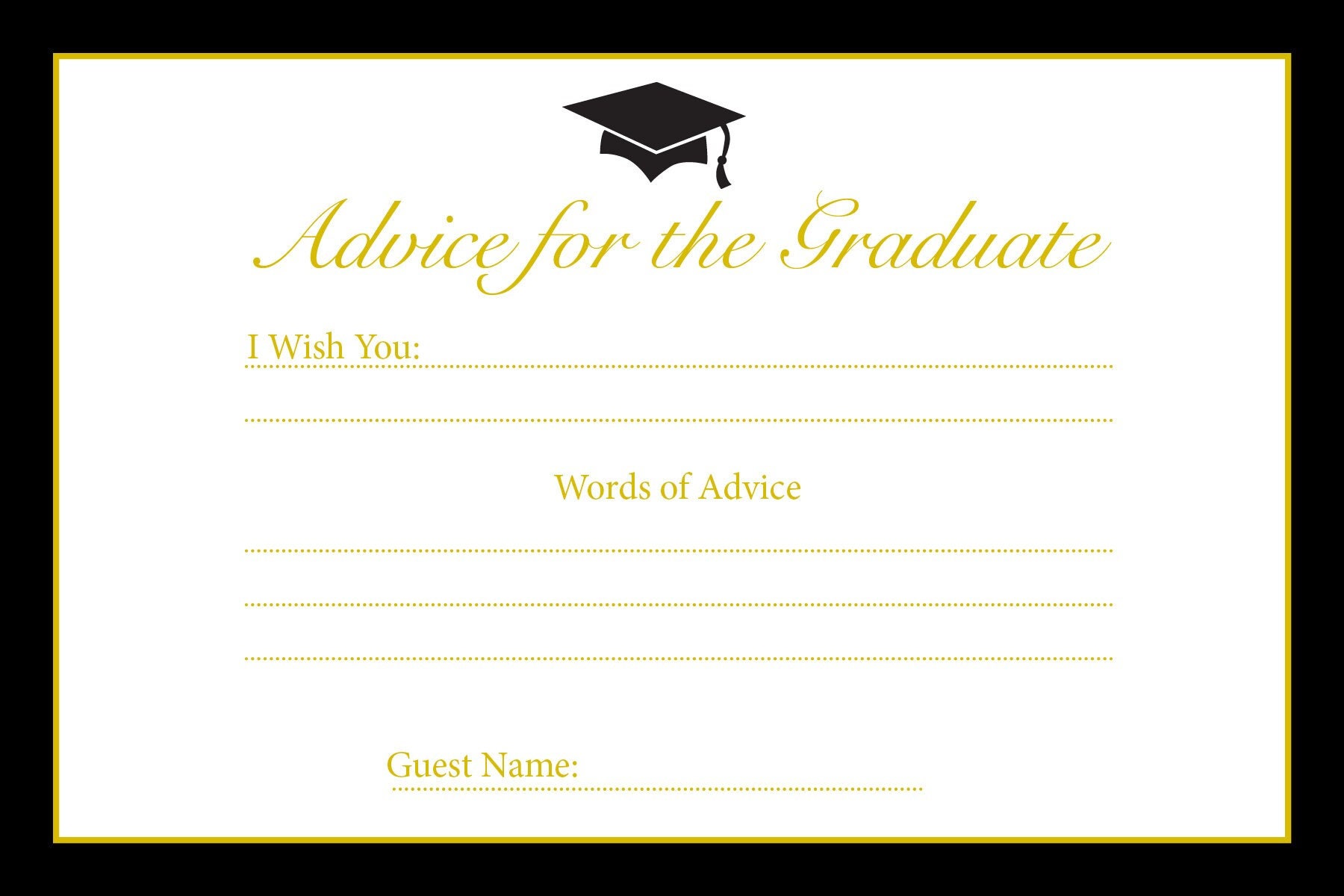 Graduation Game Cards - Etsy