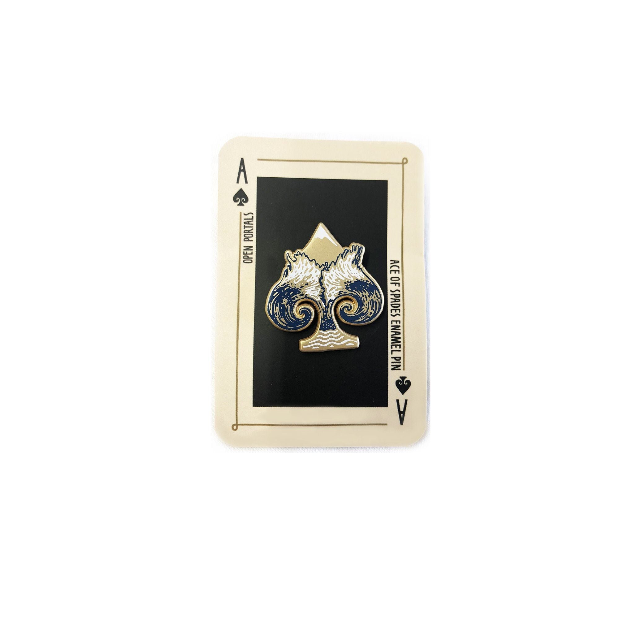 Ace of Spades (enamel Pin) - Etsy