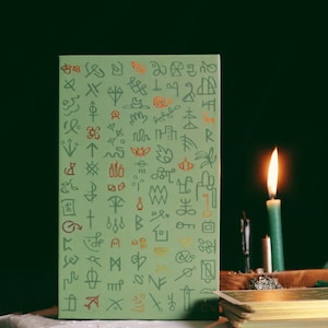 Green Glyphs Oracle - Etsy