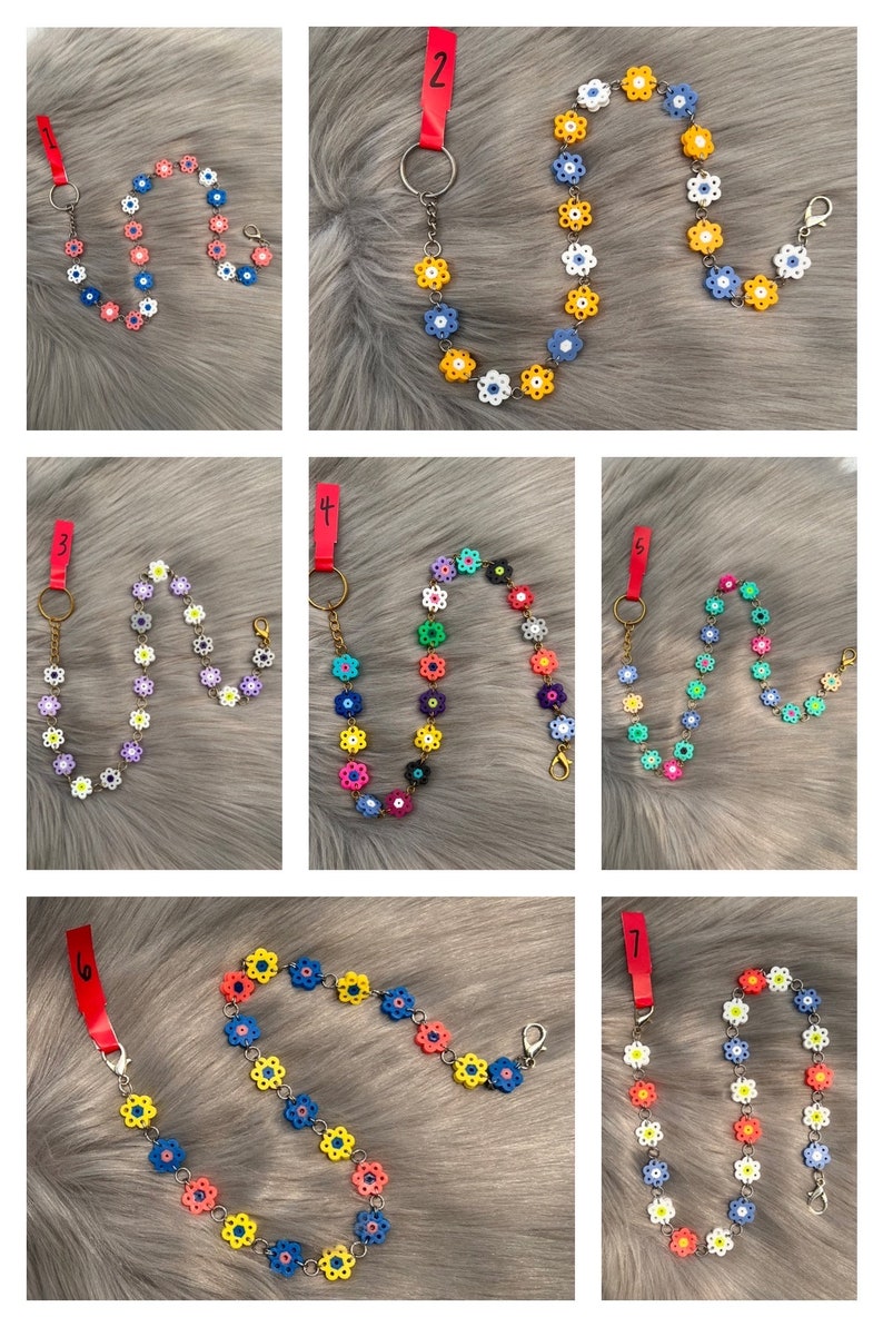 Perler Flower Chains - Etsy