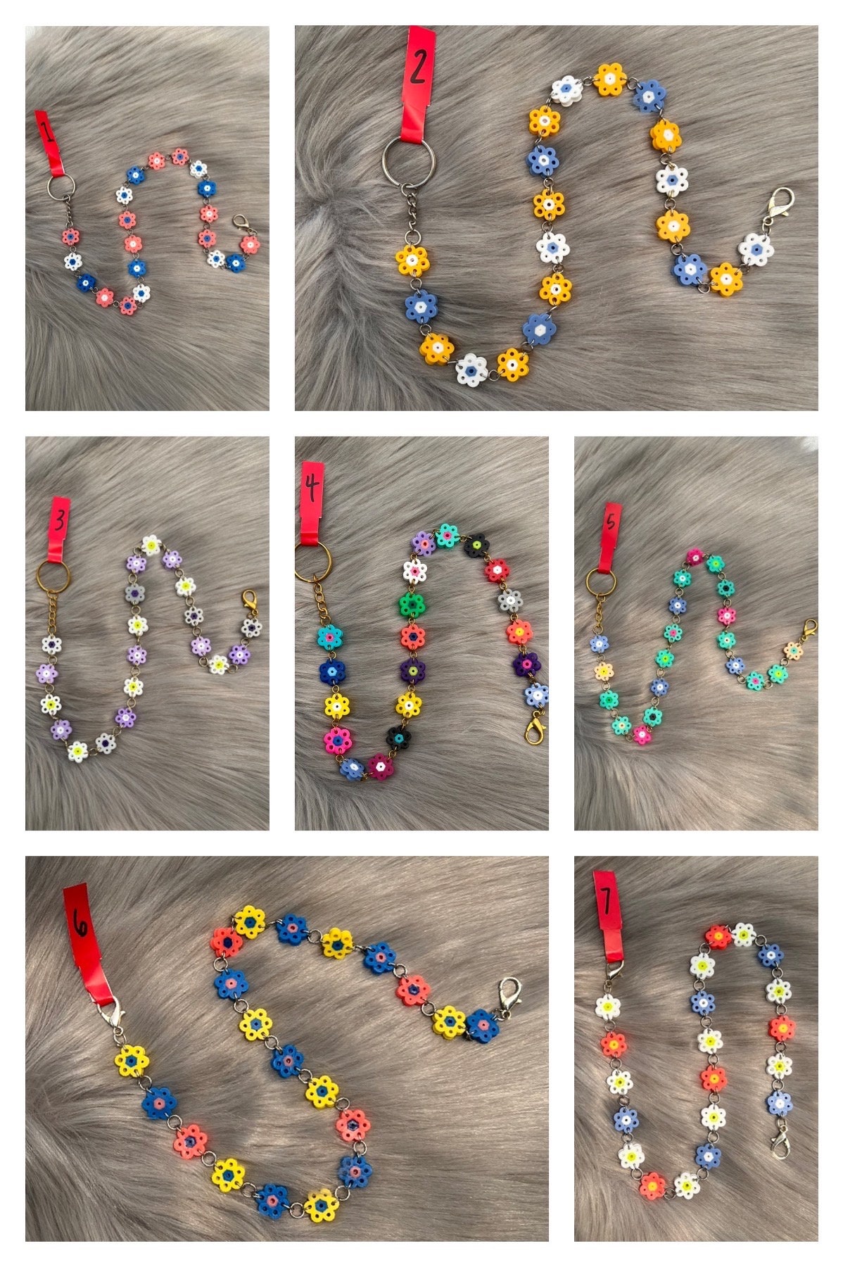 Perler Flower Chains - Etsy