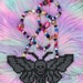Moth Skull Kandi Perler Neclace - Etsy