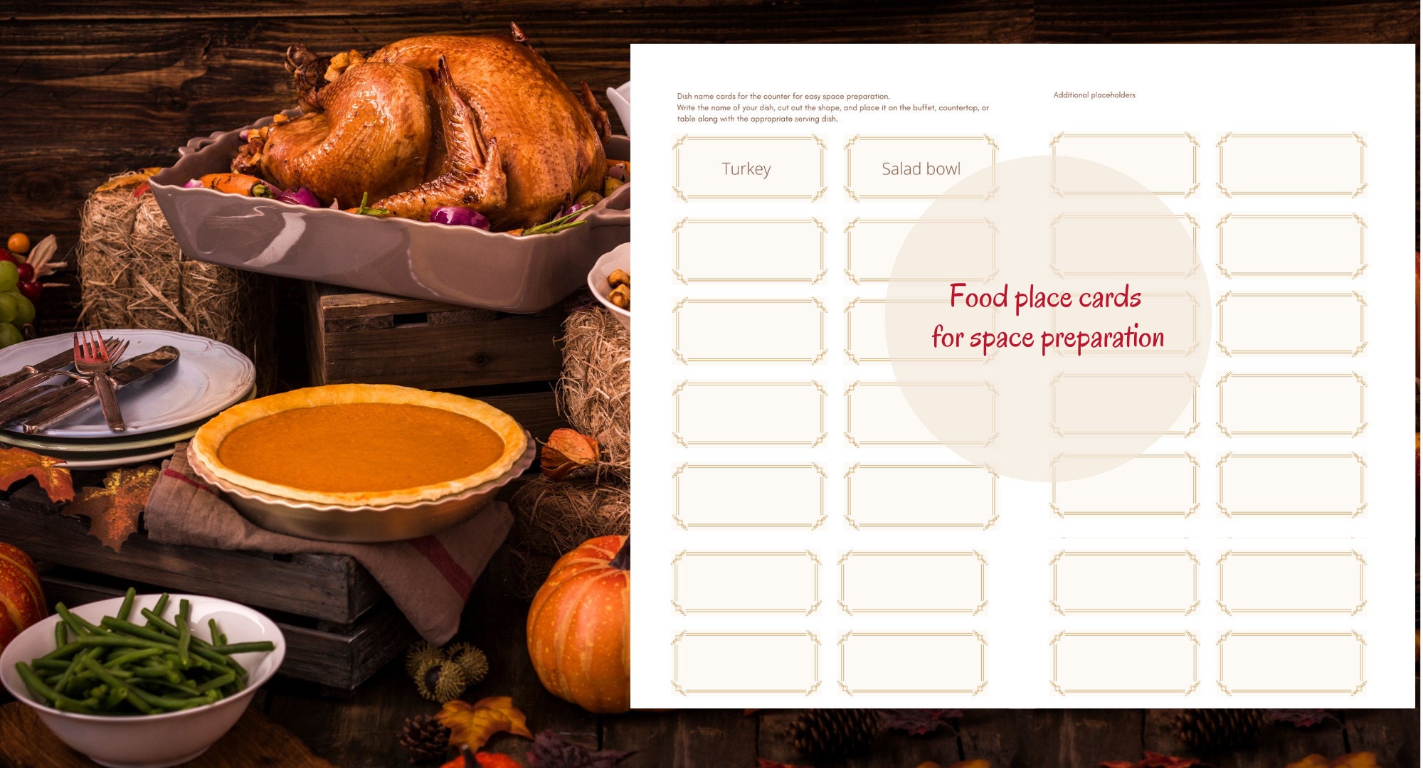 Thanksgiving Planner, Thanksgiving Organizer, Holiday Checklist ...