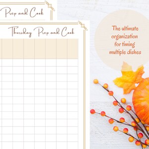 Thanksgiving Planner, Thanksgiving Organizer, Holiday Checklist ...