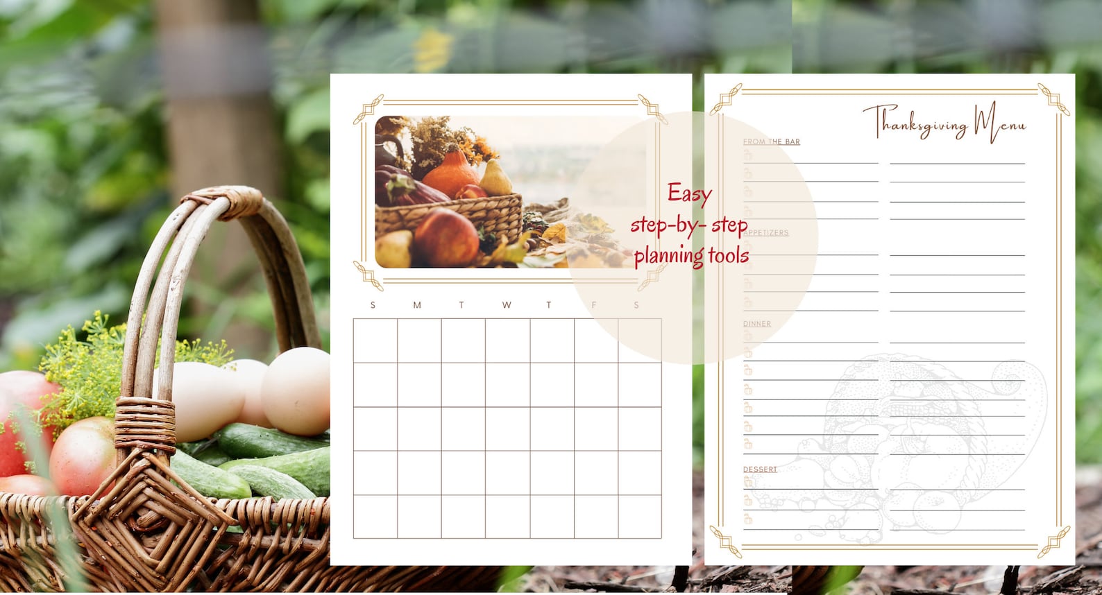 Thanksgiving Planner, Thanksgiving Organizer, Holiday Checklist ...