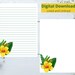 Tropical Printable Stationery Paper, Digital Download, Letter Writing ...