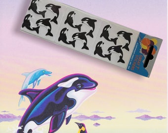 Lisa Frank Orca - Etsy