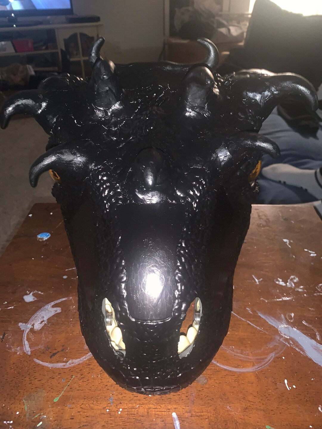 Dino Mask Premade - Etsy
