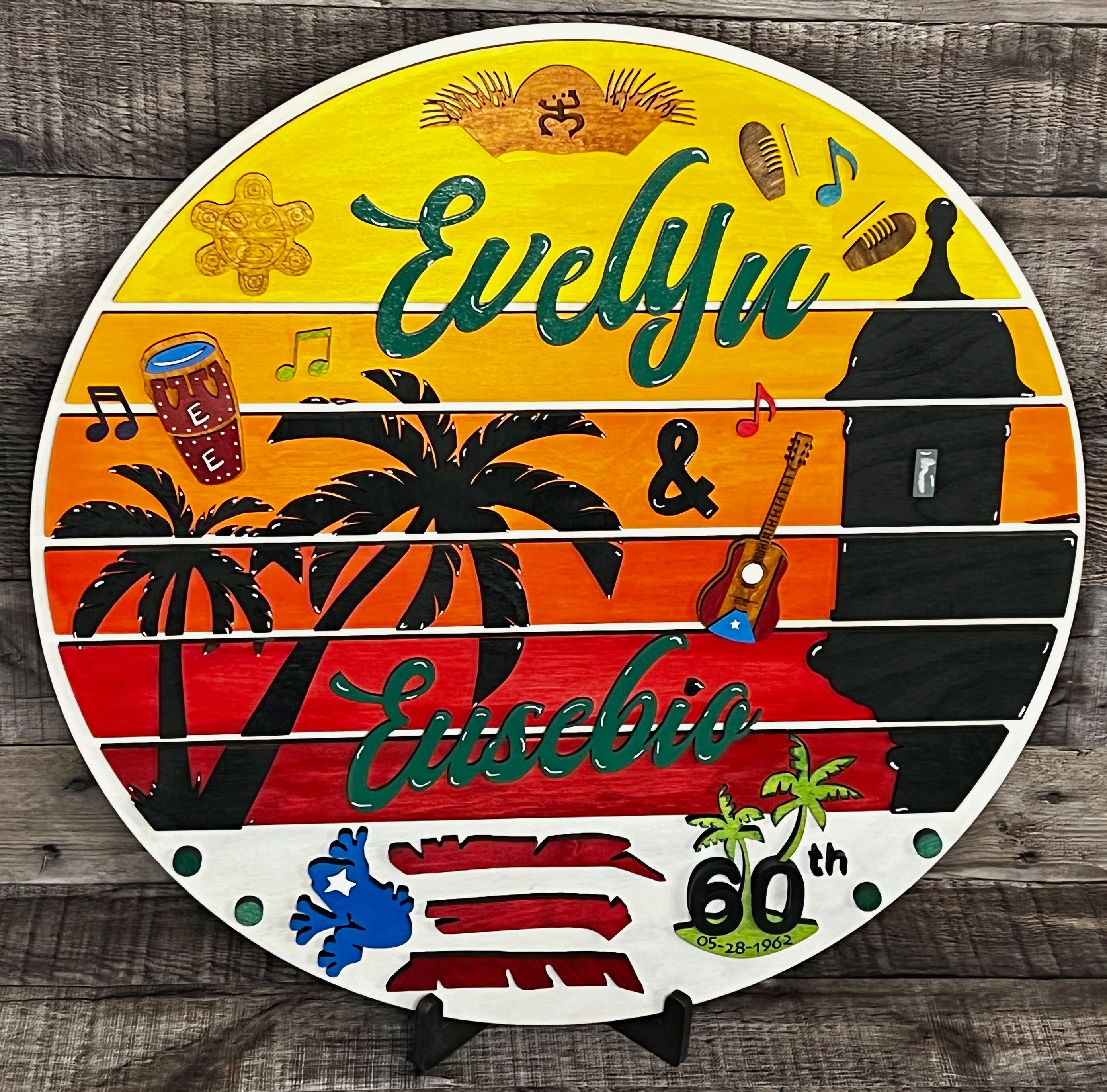 BEAUTIFUL PUERTO RICAN Sign Wood Sign Family Sign Wall - Etsy