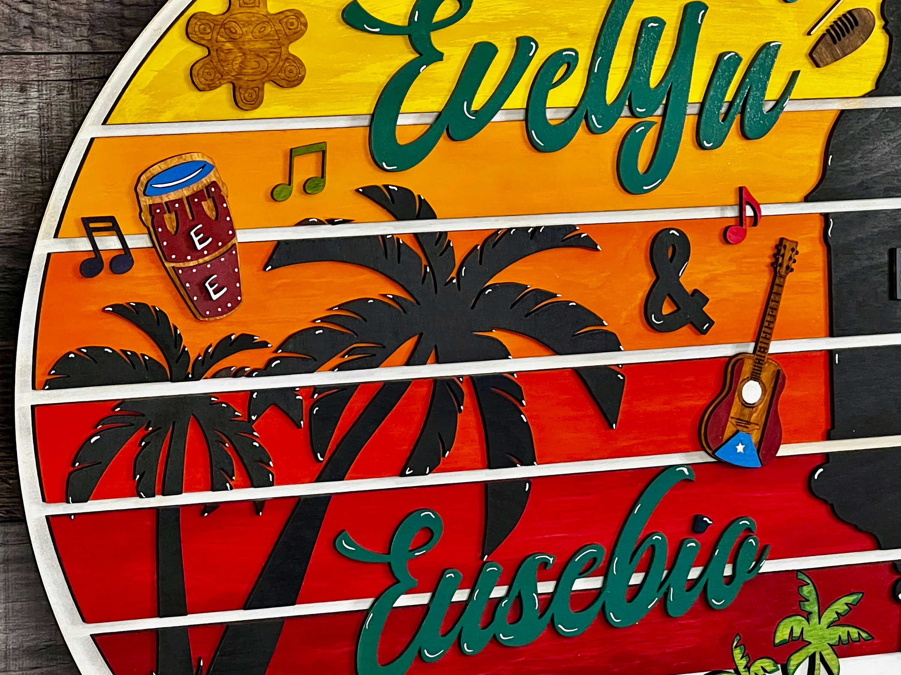 BEAUTIFUL PUERTO RICAN Sign Wood Sign Family Sign Wall - Etsy