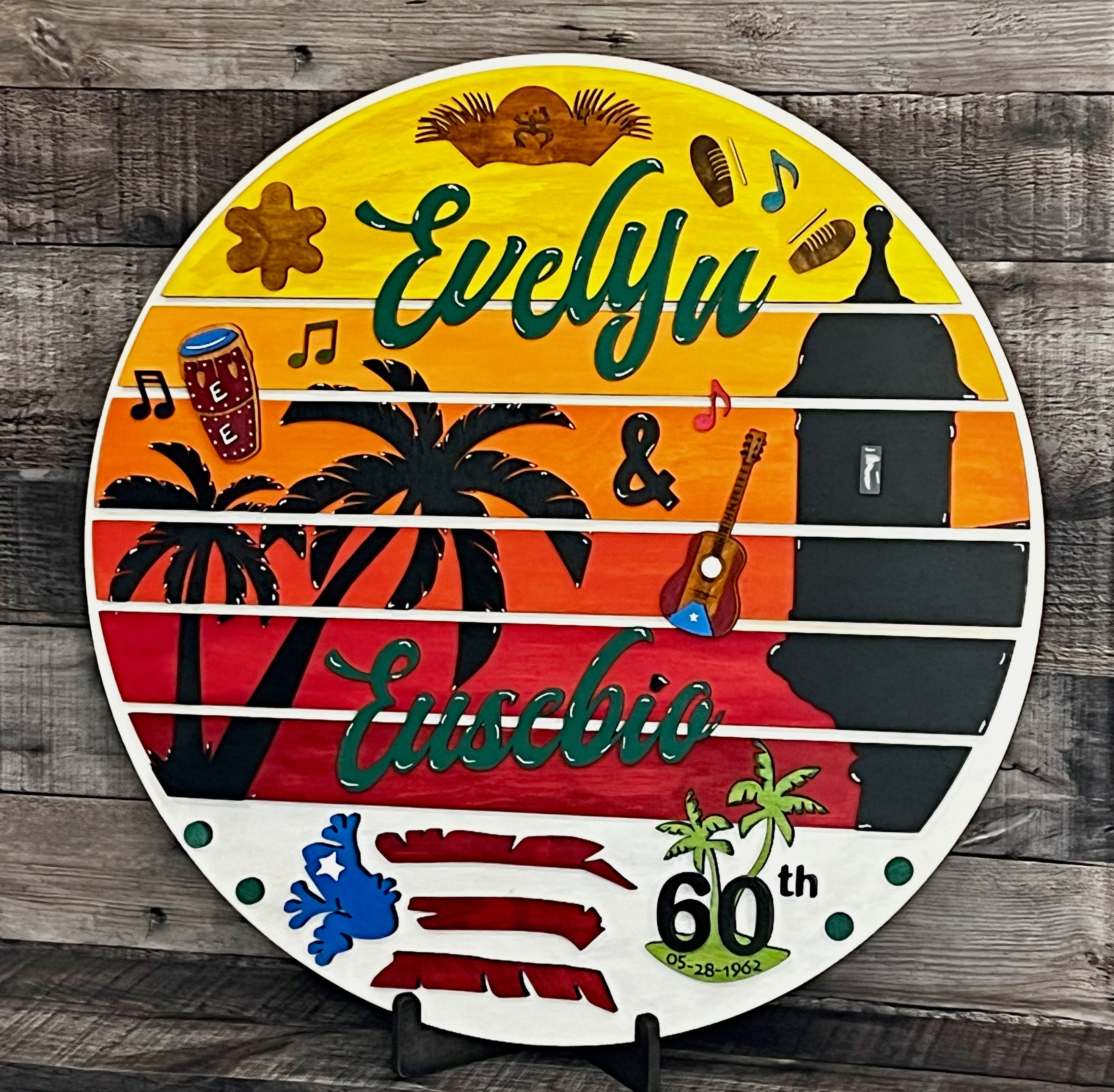 BEAUTIFUL PUERTO RICAN Sign Wood Sign Family Sign Wall - Etsy