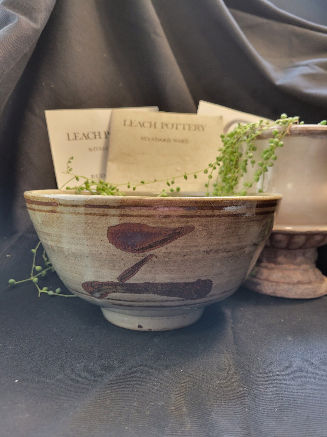 Vintage BERNARD LEACH z Calligraphy Bowl Art - Etsy Canada