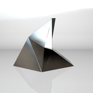 Template Diy for Metal Sculpture – Pattern of Pedestal Base in DXF and ...