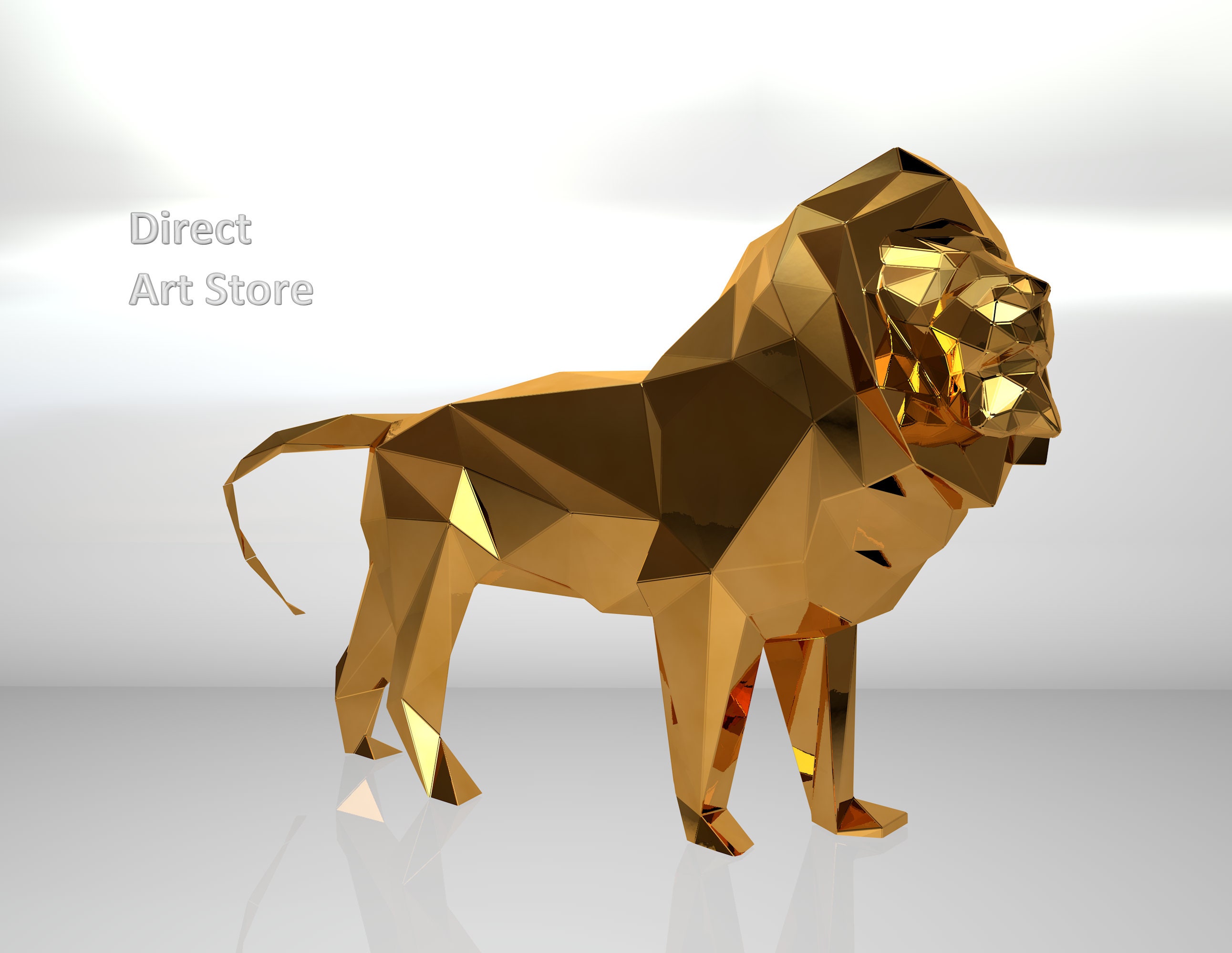 3D Printing Template diy for metal sculpture Blueprints of statue for ...