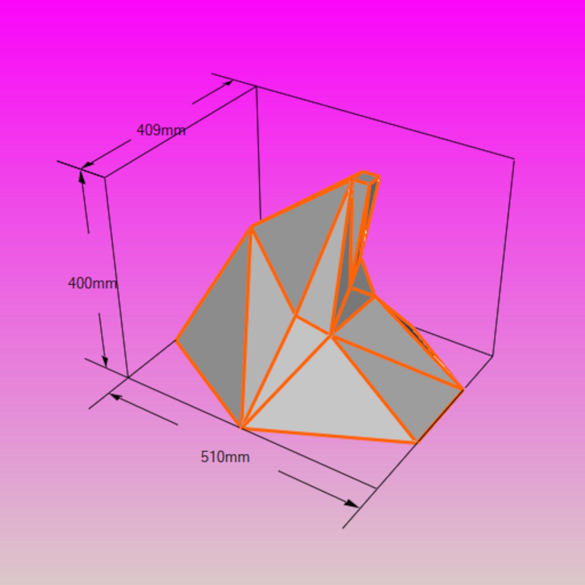 Template Diy for Metal Sculpture Pattern of Pedestal Base in - Etsy