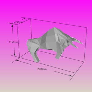 Template Diy for Metal Sculpture Duna Movie Pattern of Bull - Etsy
