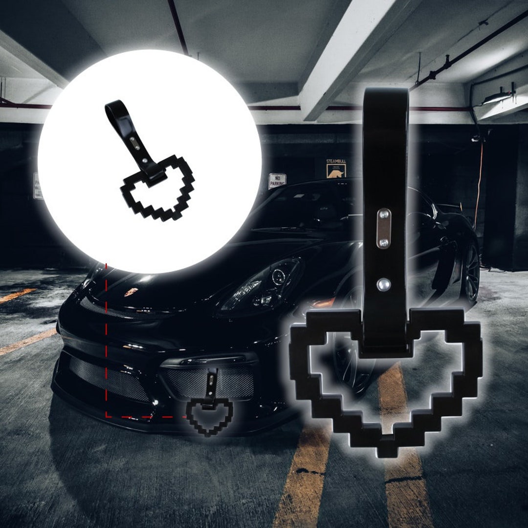 TSURIKAWA JDM Mosaic Heart Red Ring Subway Train Bus Handle - Etsy