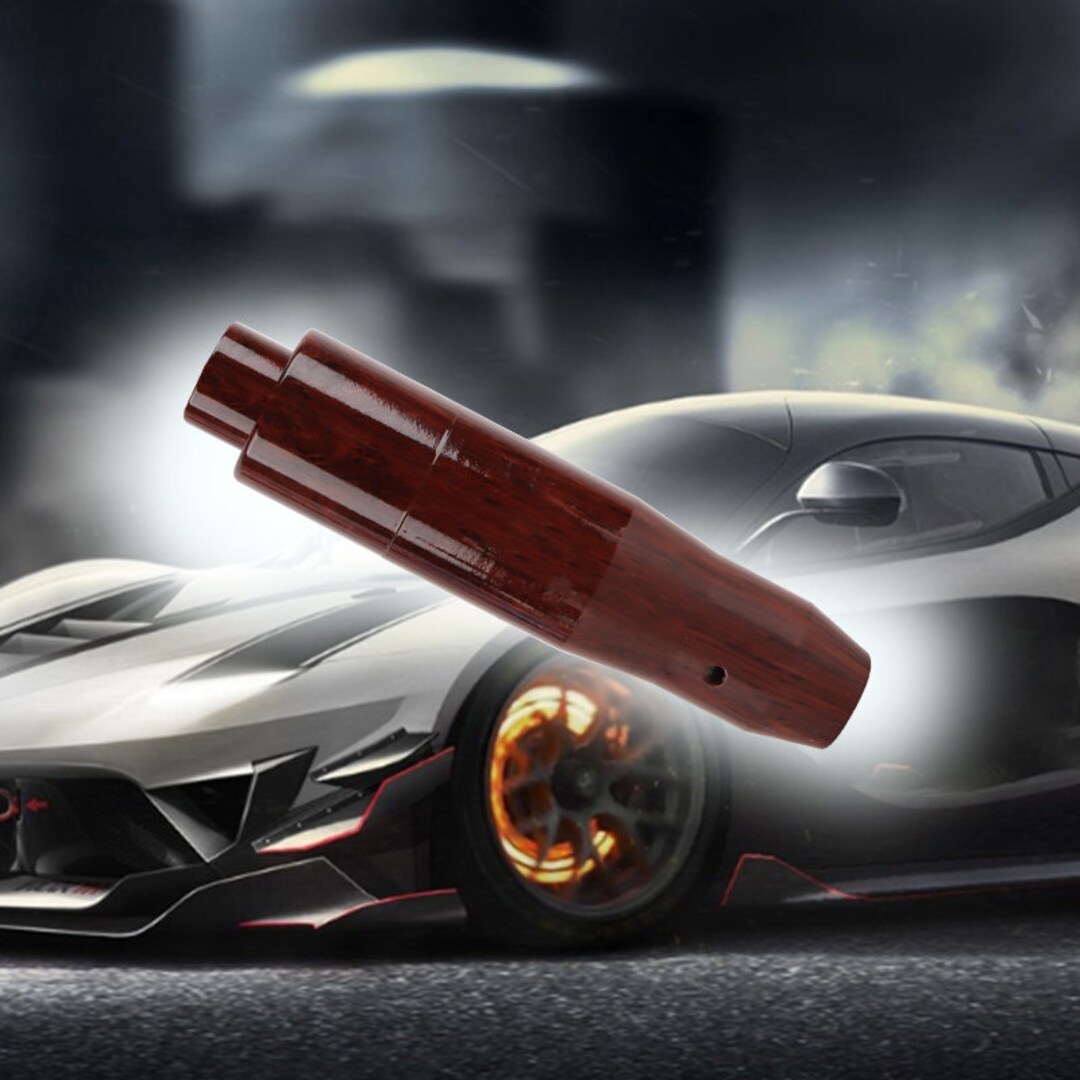 JDM Universal Wood Color Aluminum Automatic Stick Gear Shift Knob Lever ...