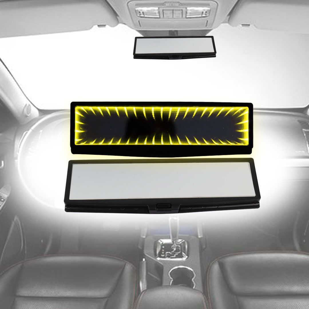 JDM 8 Color Change Galaxy Mirror Led Light CLIP-ON Rear View Wink ...