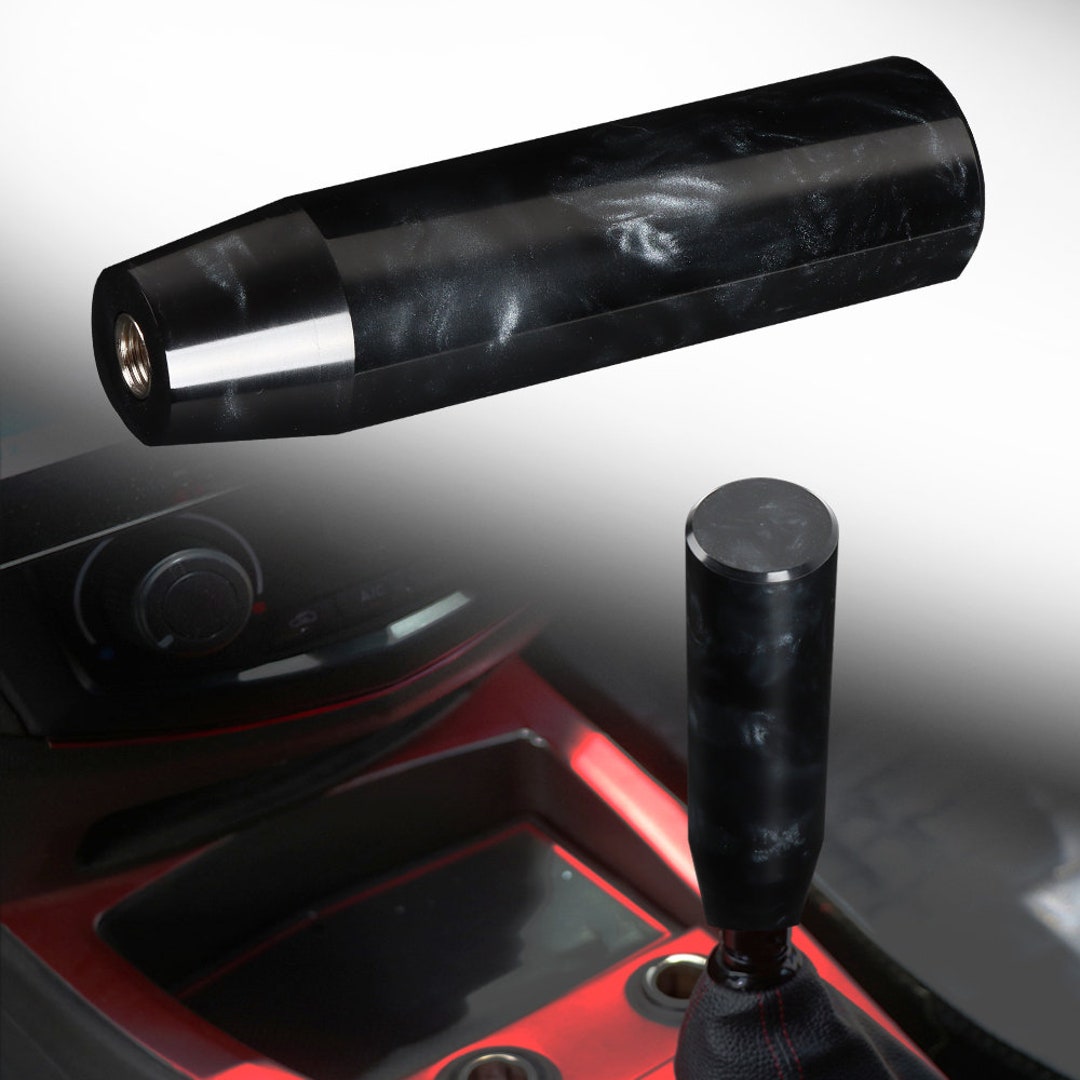 Universal JDM Black Pearl Long Stick Manual Gear Stick Shift Knob Lever ...