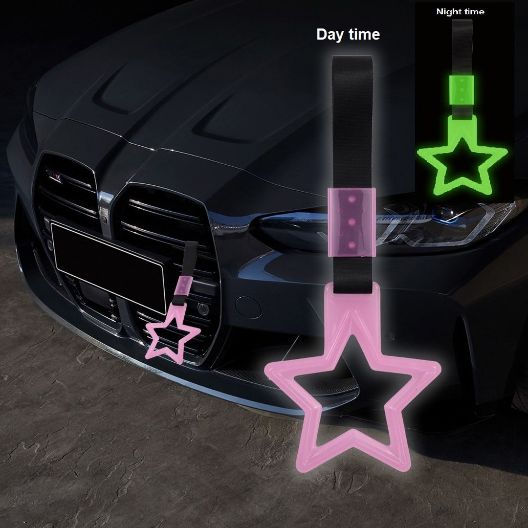 STAR Pink Glow in Dark Green JDM TSURIKAWA Ring Subway Train Bus Handle ...