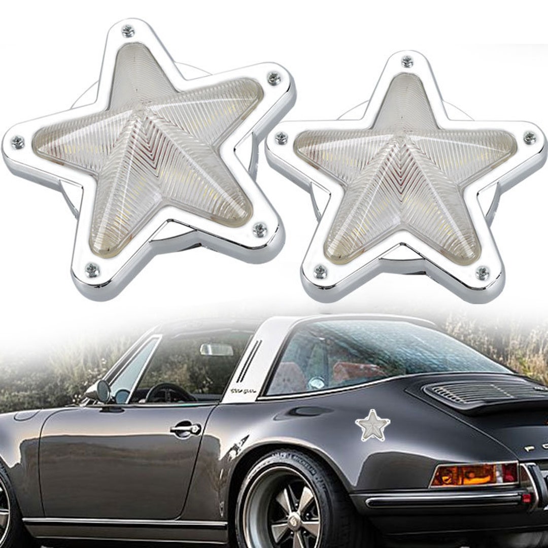 2PCS White STAR Shaped Side Marker / Accessory / LED Light / - Etsy