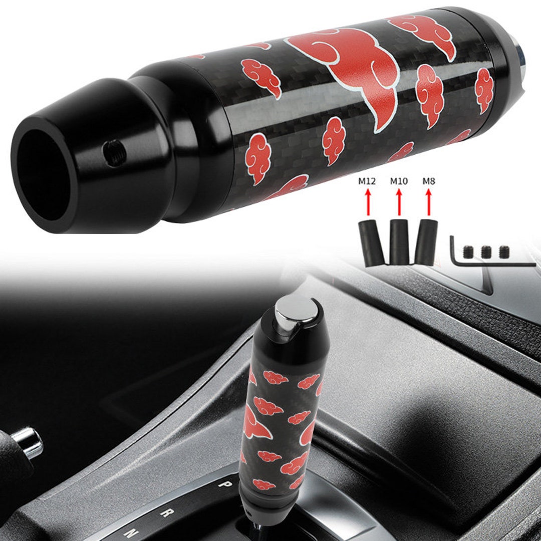 JDM Cloud Carbon Fiber and Black Aluminum Automatic Stick Gear Shift ...