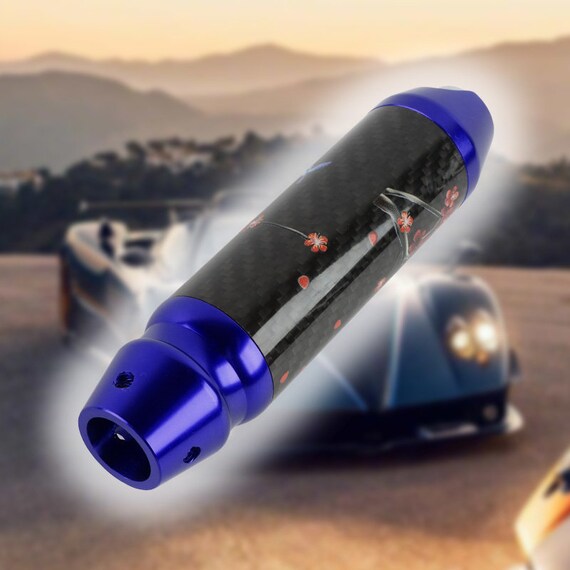 JDM Sakura Blossom Flower Carbon Fiber and Blue Aluminum - Etsy