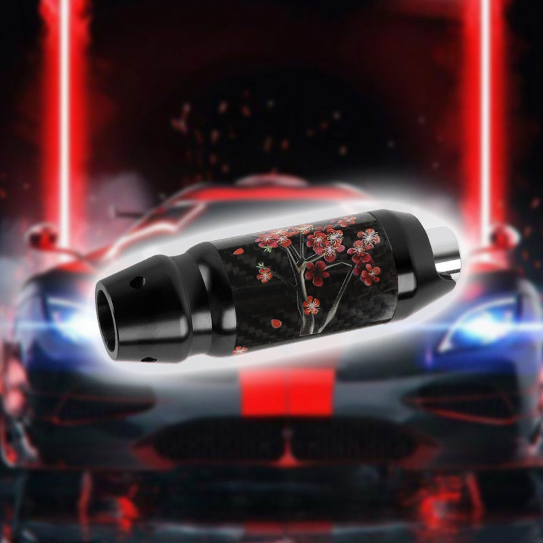 JDM Sakura Blossom Flower Carbon Fiber and Black Aluminum - Etsy