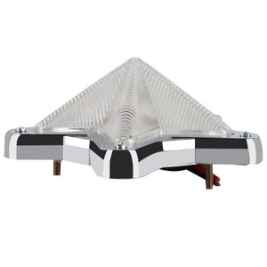 2PCS White STAR Shaped Side Marker / Accessory / LED Light / Turn ...