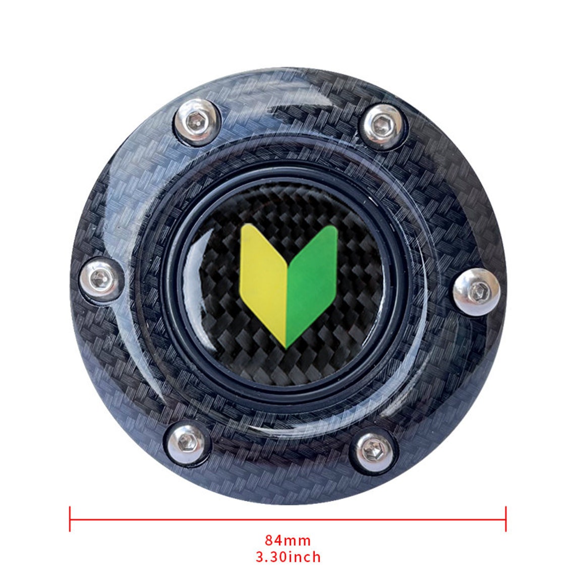 JDM Steering Wheel Center Cap Horn Button Carbon Fiber - Etsy
