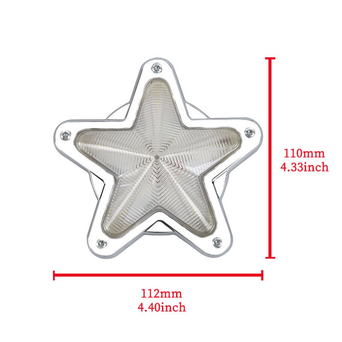 2PCS White STAR Shaped Side Marker / Accessory / LED Light / - Etsy