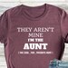 I'm the Aunt Shirt, Funny Auntie Tee, Gift for Aunt - Etsy
