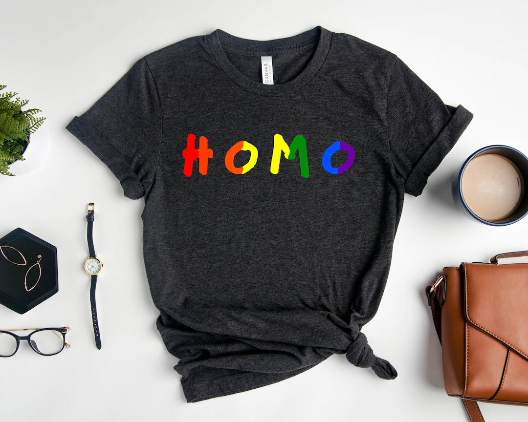 Homo Shirt, Homosexual T-shirt, Queer T-shirt, Funny Homosexual Tee ...